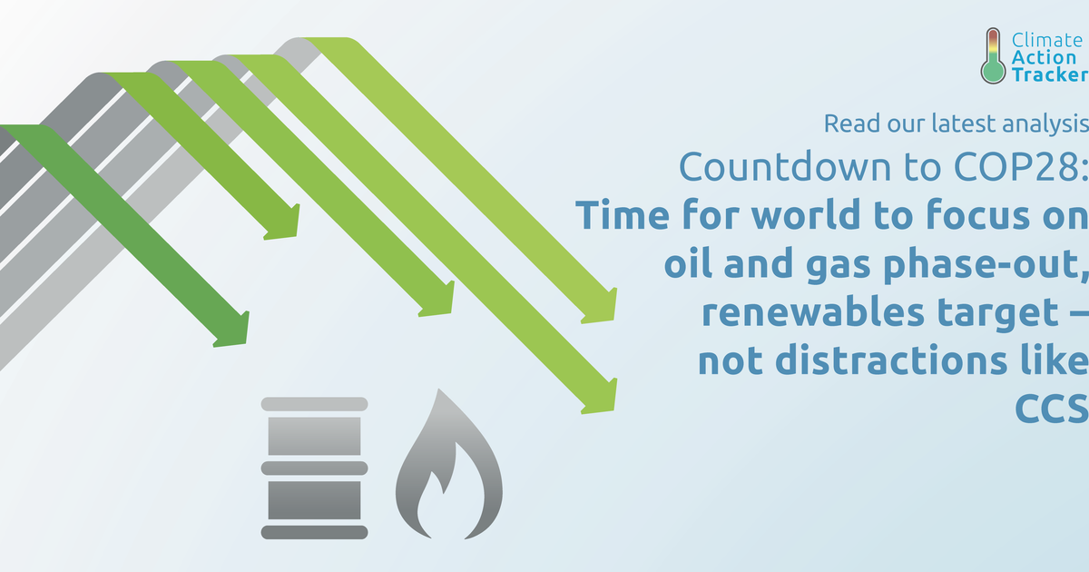 Countdown to COP28: Time for world to focus on oil and gas phase-out ...