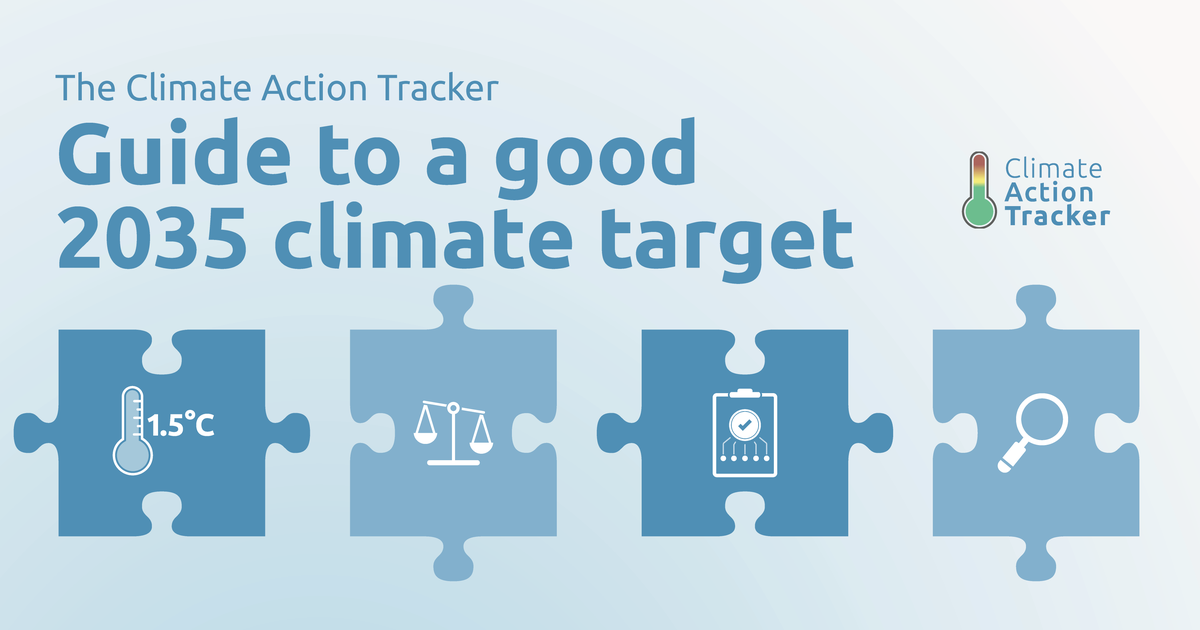 The CAT guide to a good 2035 climate target | Climate Action Tracker